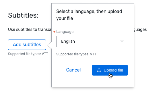 Using the Video Library