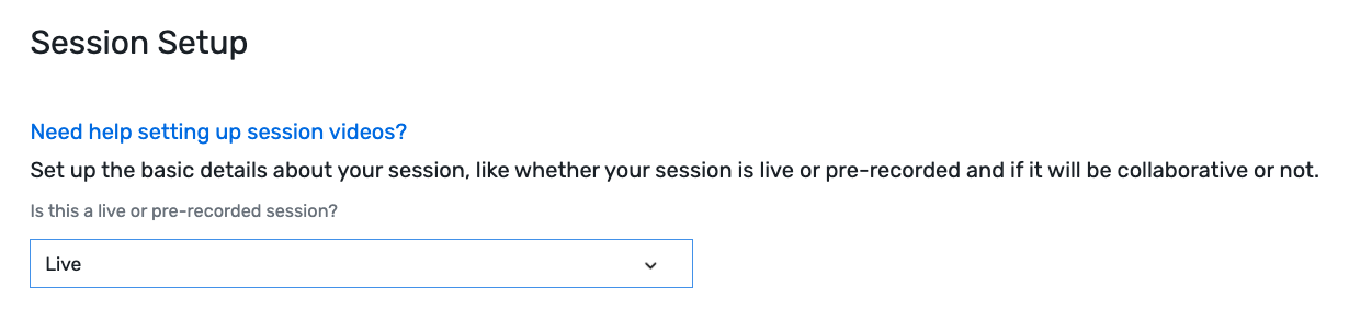 Configuring Attendee Hub Sessions for Studio Advanced