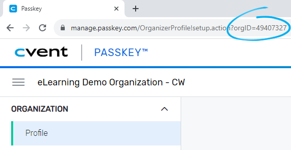Finding the Passkey Customer Code and Partner ID
