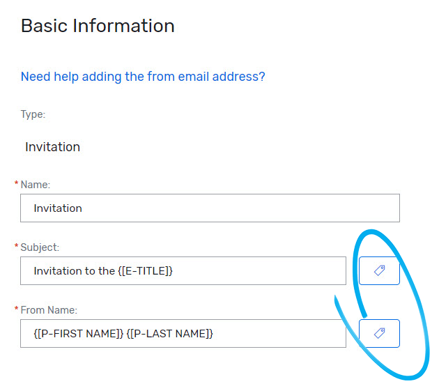 Using Data Tags in Event