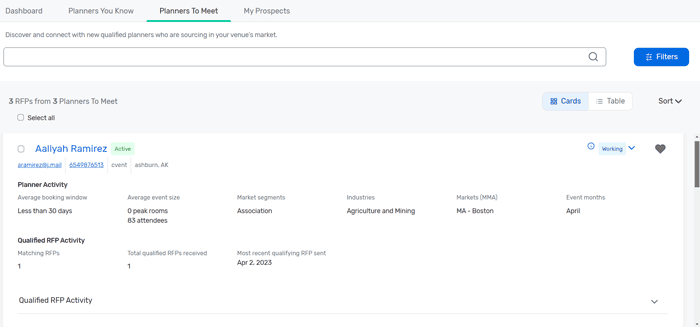 Reviewing the Planner Navigator Dashboard