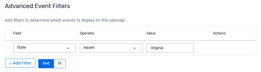 Adding Event Calendars