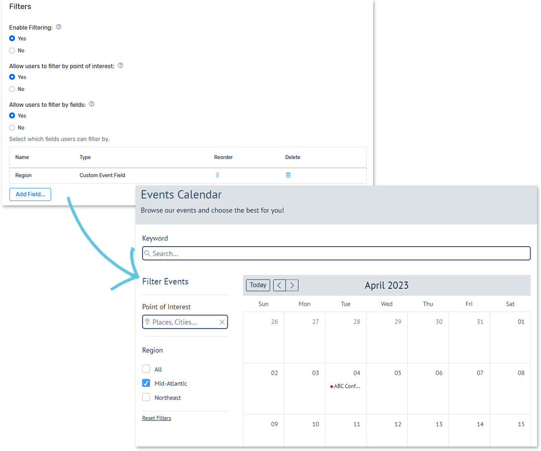 Adding Event Calendars
