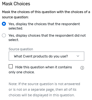 Adding Masking Logic
