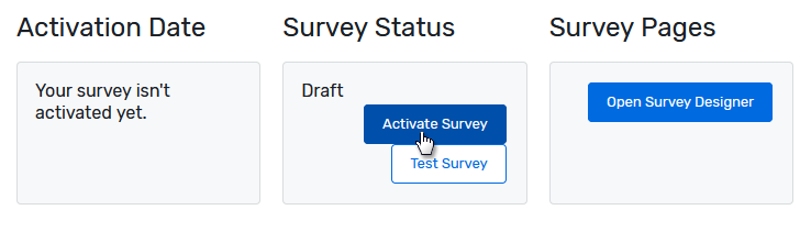 Launching Your Survey