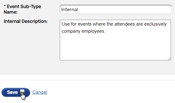 Managing Event Sub-Types in Passkey