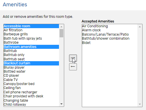 Managing Room Types at the Library Level