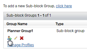 Managing Sub-Block Groups in Passkey Libraries
