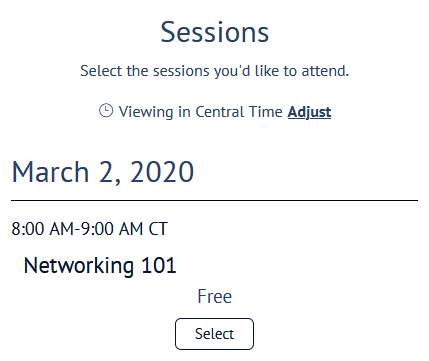 Managing Your Flex Event's Time Zone