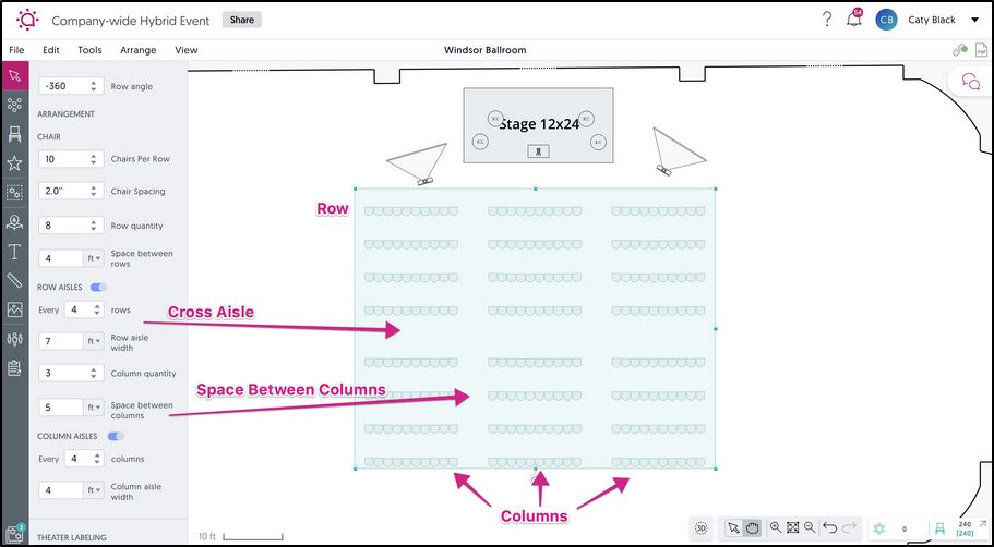 Mastering Classroom and Theater Templates in Event Diagramming