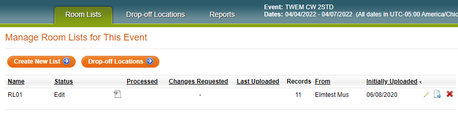 Quick Guide to the Passkey Room List Manager