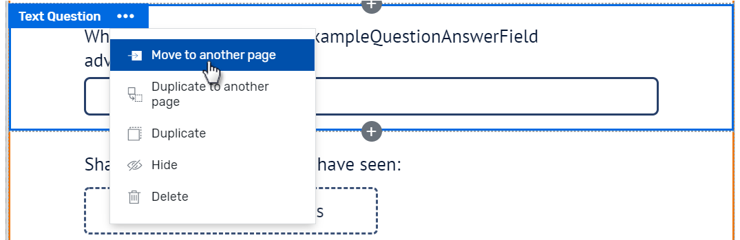 Adding Question Responses to Emails, Pages, Questions