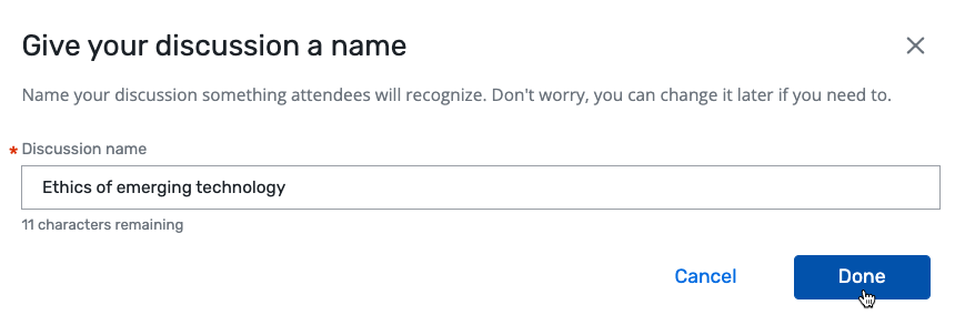 Adding Discussions to Your Attendee Hub