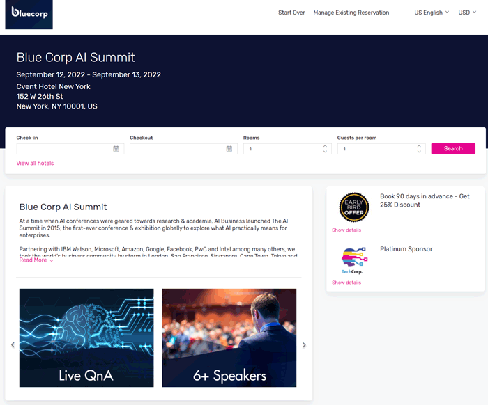 The Complete Passkey Booking Site Experience