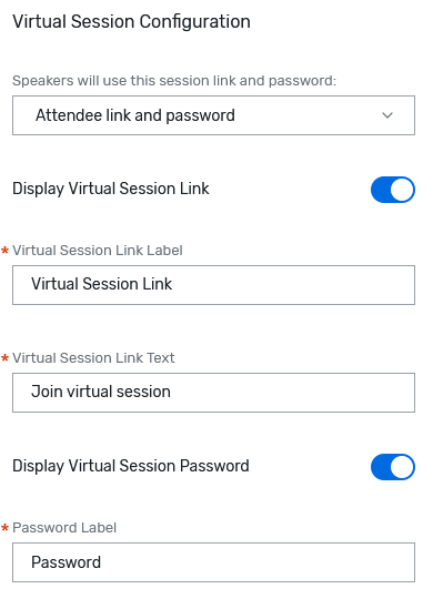 Sharing Virtual Session Details in the Speaker Resource Center