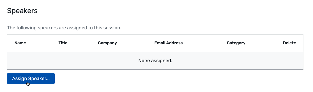 Sharing Virtual Session Details in the Speaker Resource Center