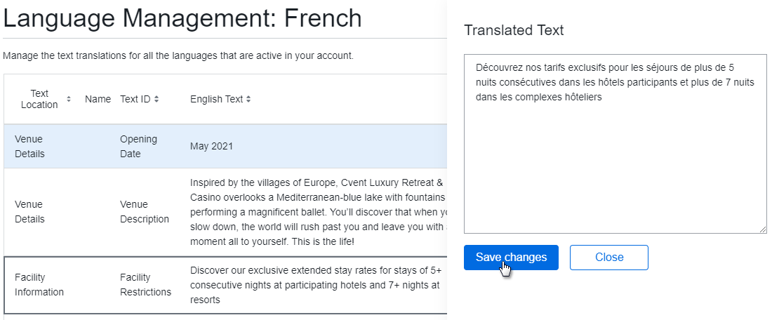Translating Your Venue Profile into Other Languages