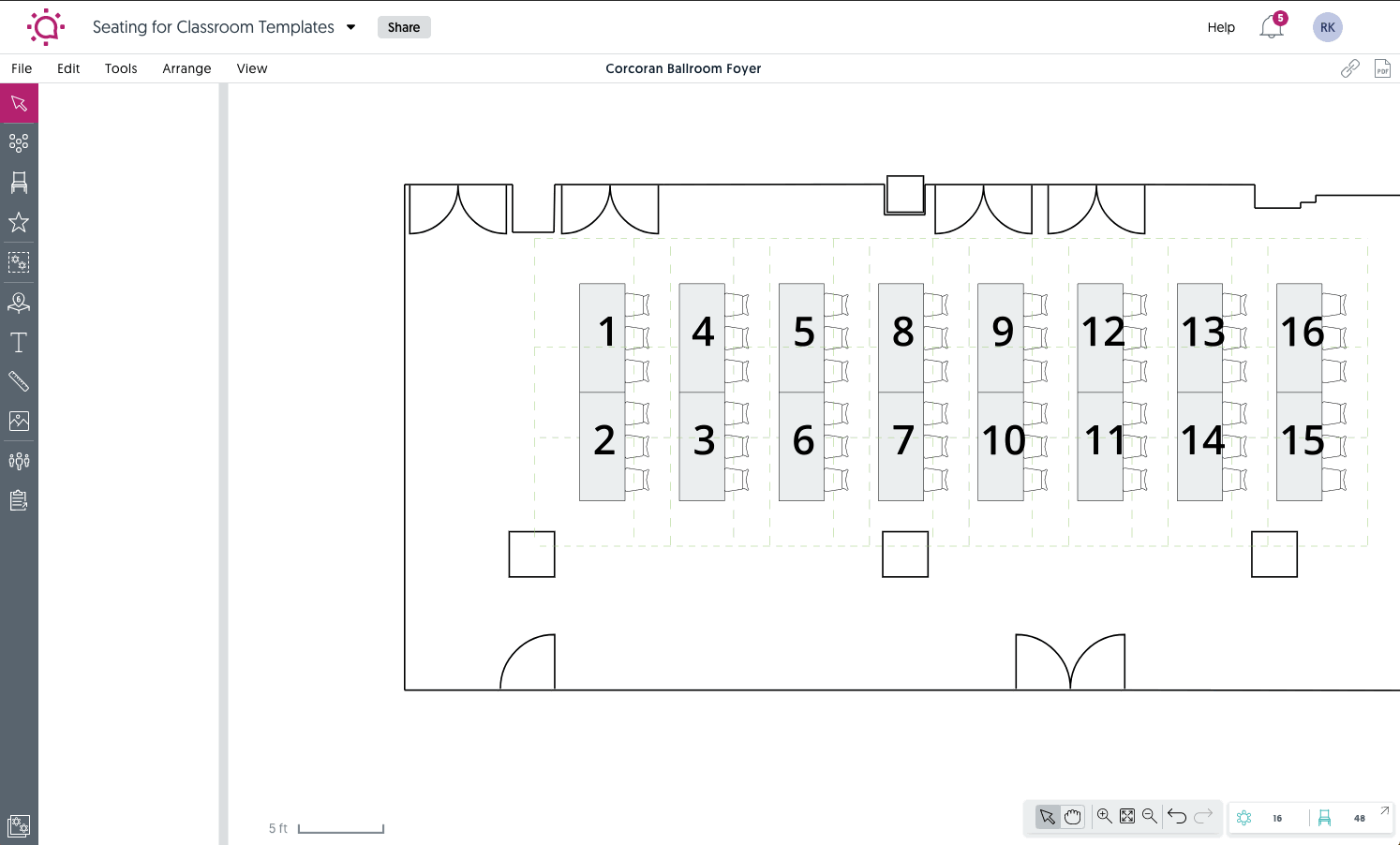 Seating Attendees in Event Diagramming