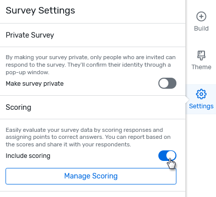 Scoring Your Survey