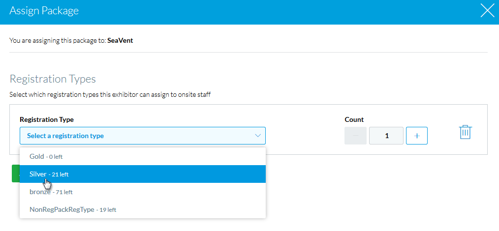 Setting Up Booth Staff Registration
