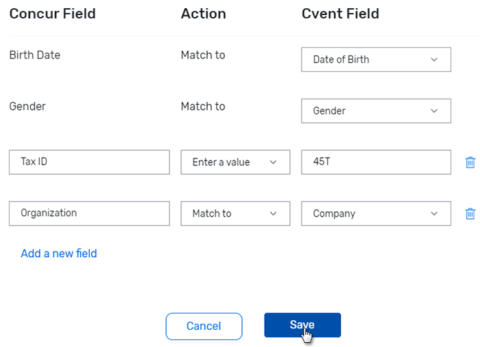 Setting Up Concur Travel in an Event
