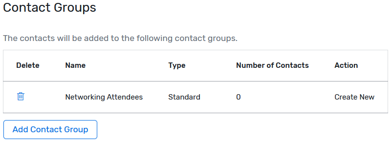Importing Event Contacts