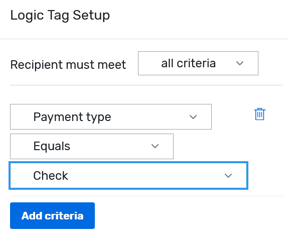 Inserting Logic Tags