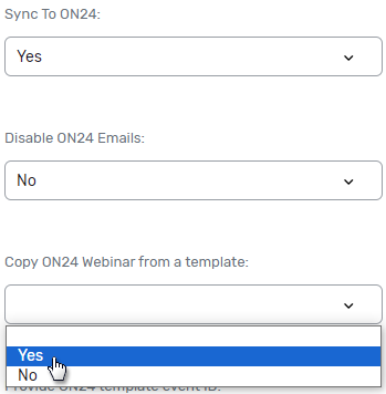 Integrating ON24 with a Session