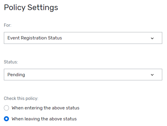 Setting Up Meeting Policies