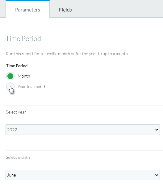 Running the Account Usage Overview Report