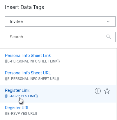 Using Invitation Lists to Assign Registration Types