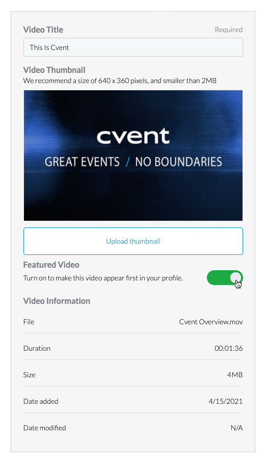 Adding Exhibitor Content in Exhibitor Management