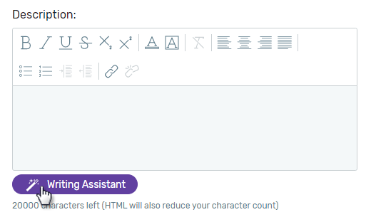 Using the AI Writing Assistant