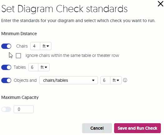 Using the Diagram Check Feature in Event Diagramming