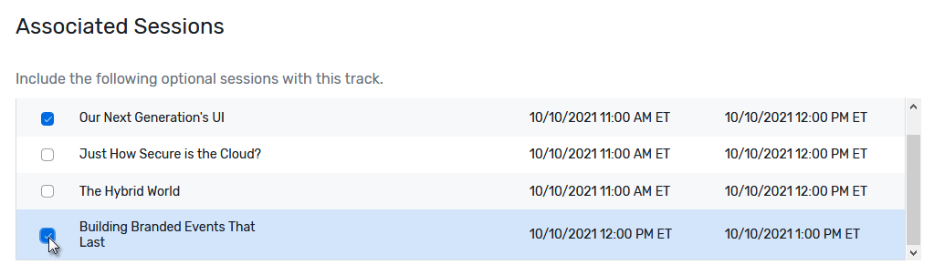 Creating Session Bundles