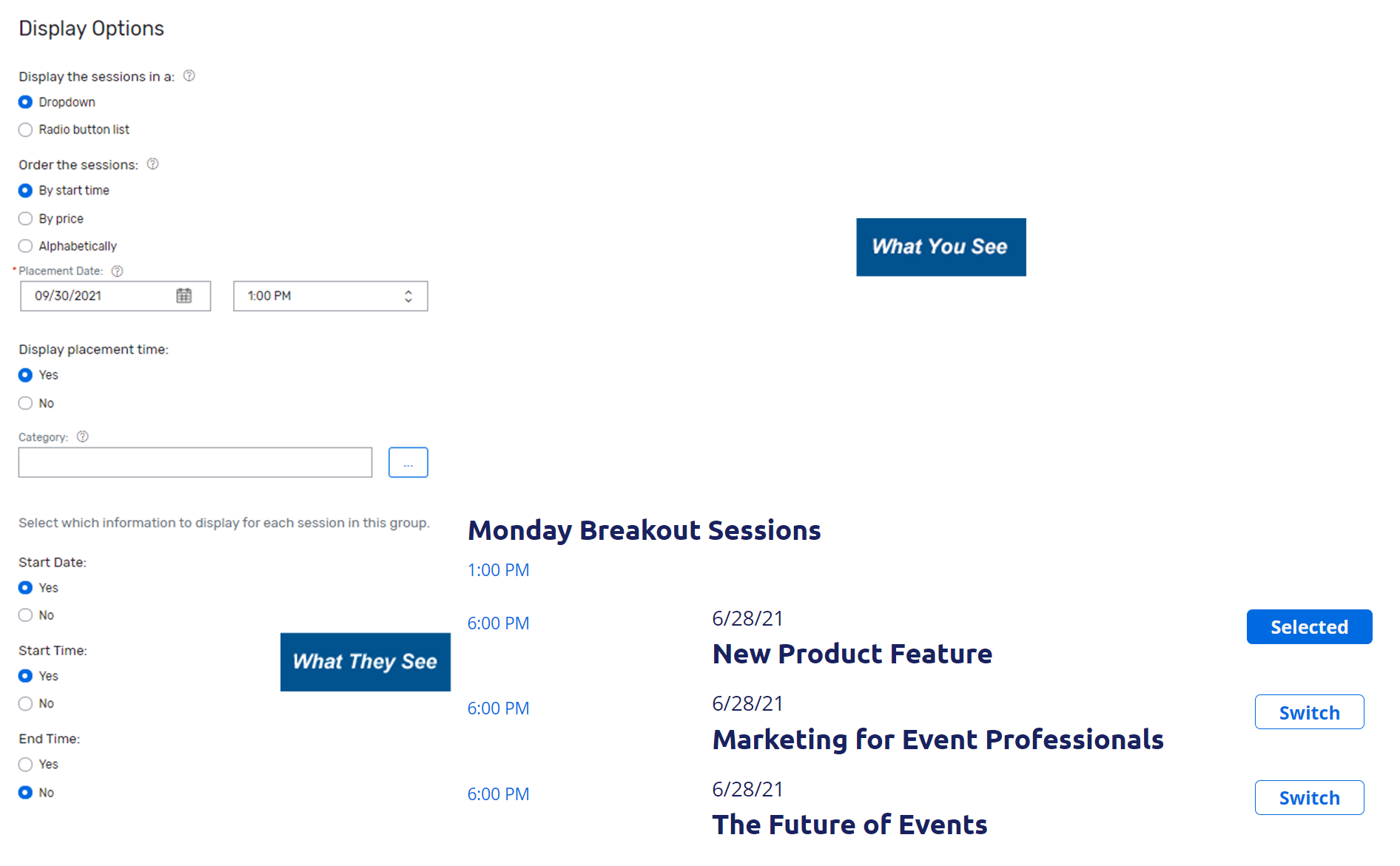 Creating Session Groups