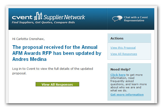 Editing and Resending a Proposal