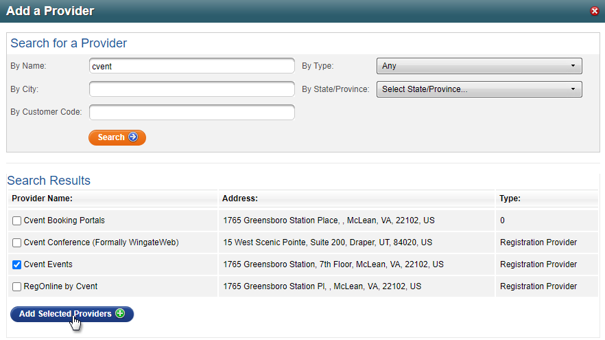 Enabling RegLink in a Passkey Event