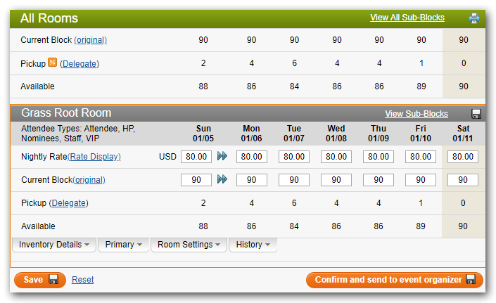 Confirming the Final Inventory Allocation