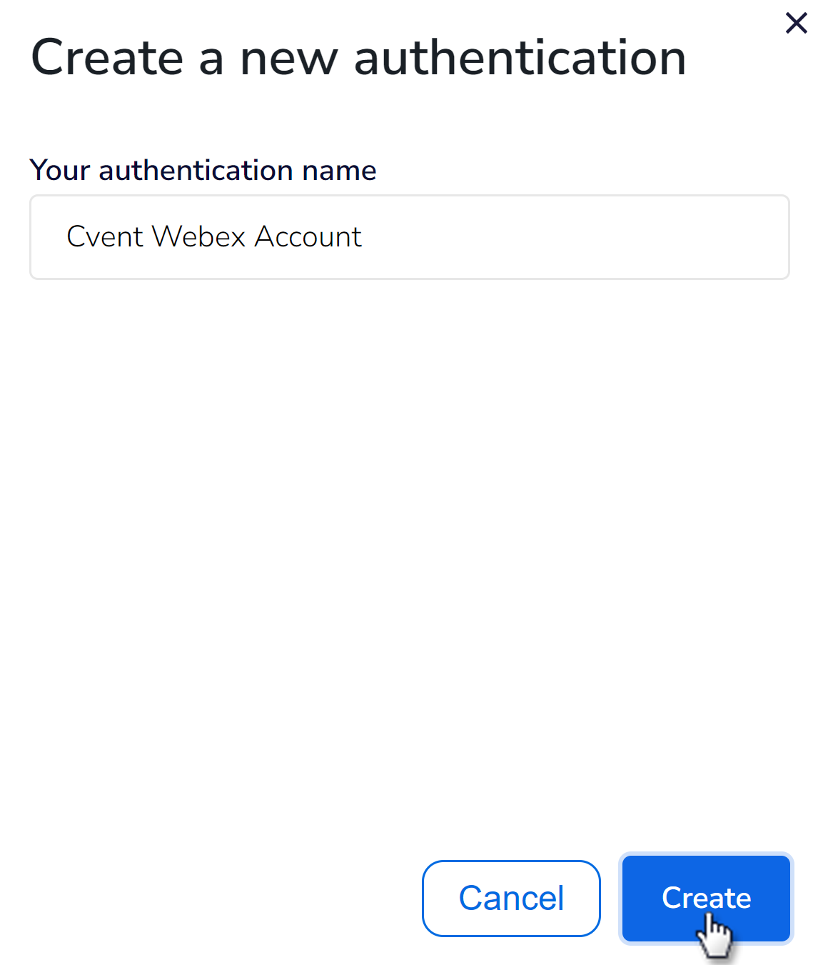 Connecting your Cvent Account with Webex