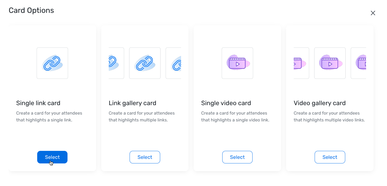 Adding Custom Cards to Your Attendee Hub