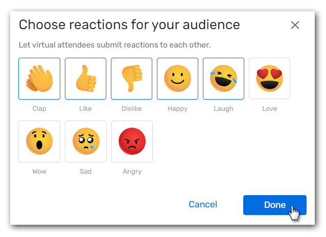 Setting Up Reactions for the Attendee Hub Website