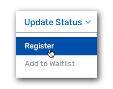 Re-registering Someone Who Cancelled