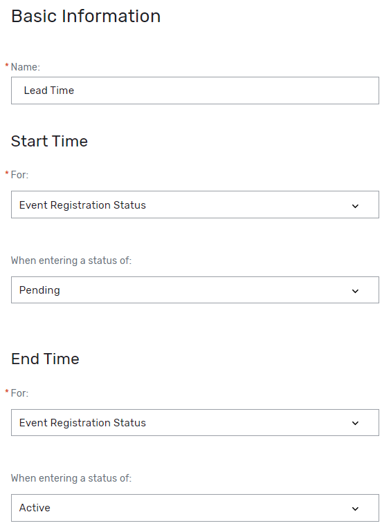 Setting Up Turnaround Time
