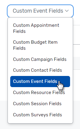 Using Custom Event Fields