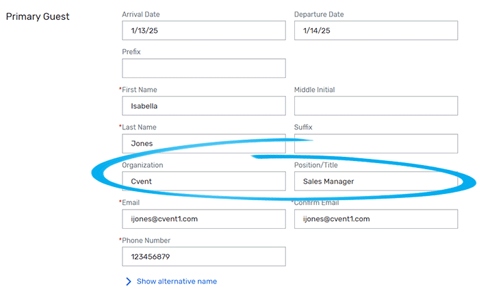 Data Transfer Rules for the Passkey Opera Integration