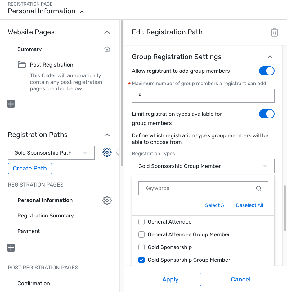 Setting Up Sponsorships