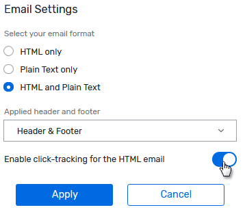 Creating an Event Email