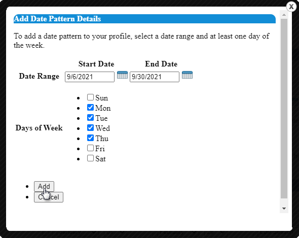 Adding Venue Details to a Venue Profile