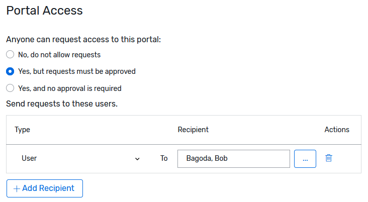 Creating an Access Portal or Public Website